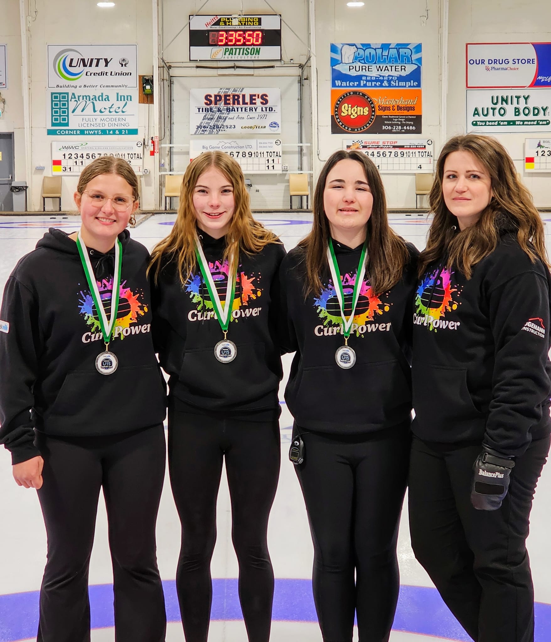 Local U12 And U15 Triples Curling Teams Bring Home Provincial Medals